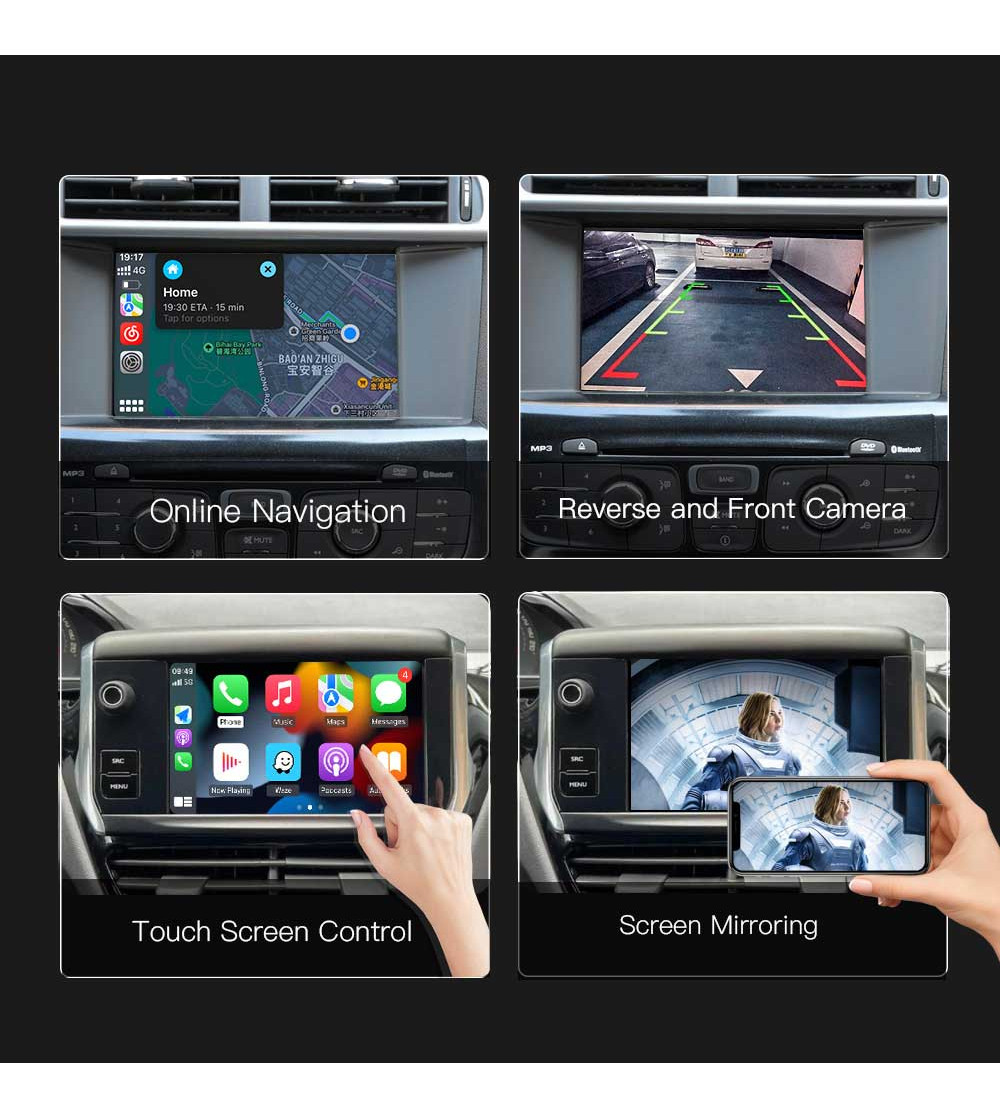 Wireless CarPlay Android Auto - Peugeot/Citroen